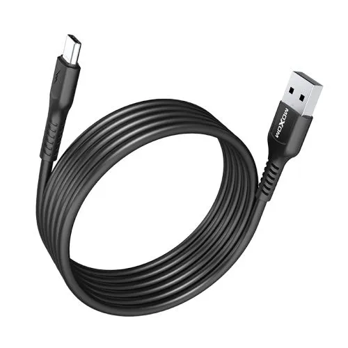 USB data kabl Moxom MX-CB125 3A Type-C 1m crni (MS)