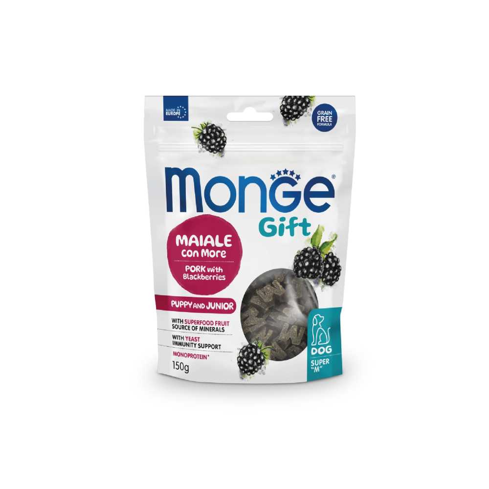 Monge Gift Puppy/Junior - Pork&Blackberries 150g