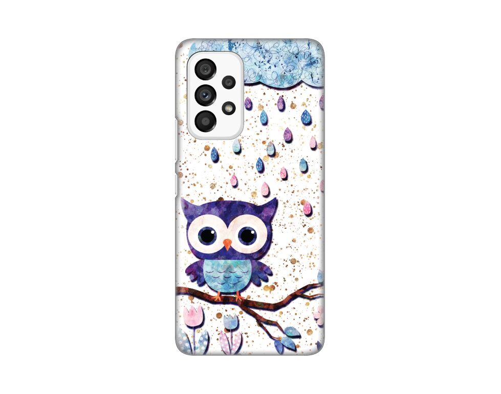 Silikonska futrola PRINT Skin - Samsung A536 Galaxy A53 5G Owl