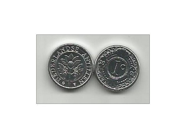 Netherland Antilles 1 cent 2001. UNC