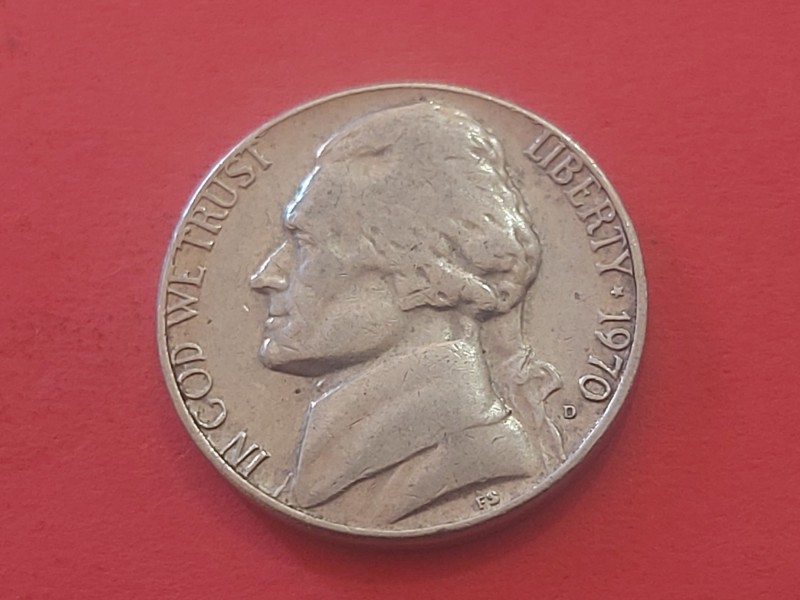 USA - 5 cents 1970 god D