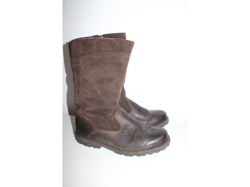 decije cizme Timberland 39/24 cm koza braon za devojcic