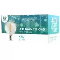 Šest LED sijalica Toplo bele 3V 0.5W E12