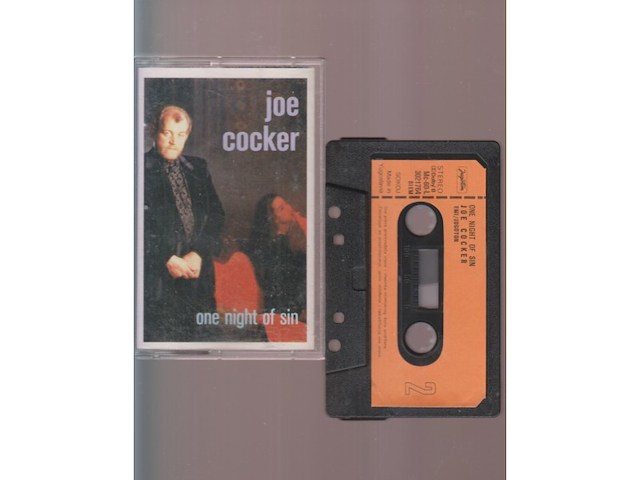 JOE COCKER / ONE NIGHT OF SIN - kolekcionarski, 1989