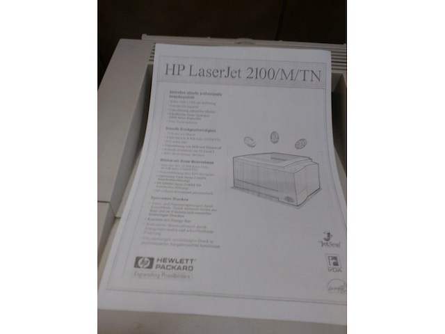 Laserski štampač HP LaserJet 2100 sa MANOM