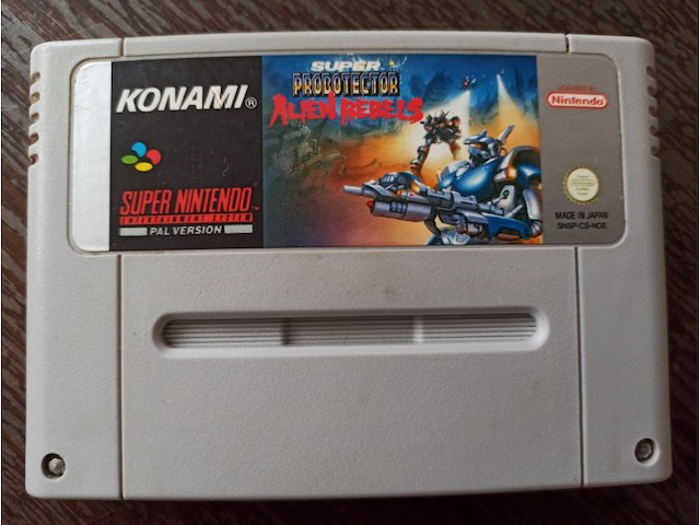 nintendo snes k super probotector   ispr sa slika