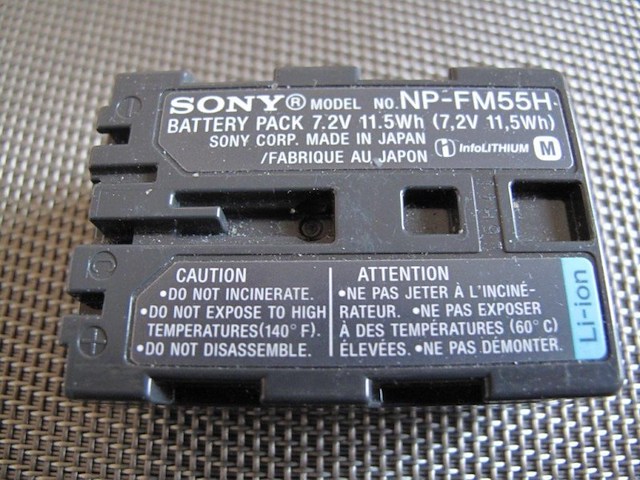 SONY baterija NP-FM55H