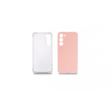 JUST IN CASE Silikon 2in1 za Samsung S23 PROVIDNA+PUDER-ROZE