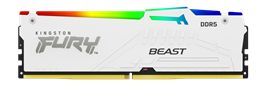 Kingston - DDR5 64GB (2x32GB) 5600MHz CL36 DIMM [FURY Beast] White RGB EXPO