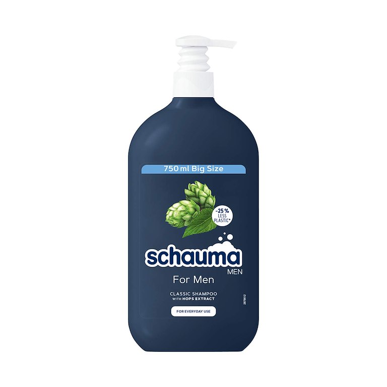 Schauma šampon za kosu men 750ml schauma