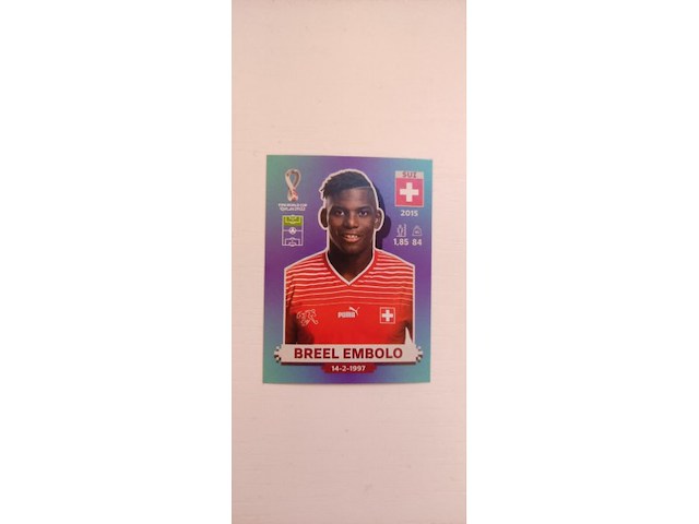 Panini FIFA 2022 international Qatar SUI17