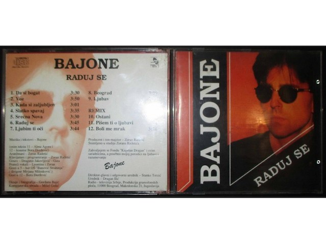 Bajone-Raduj Se CD (1996)
