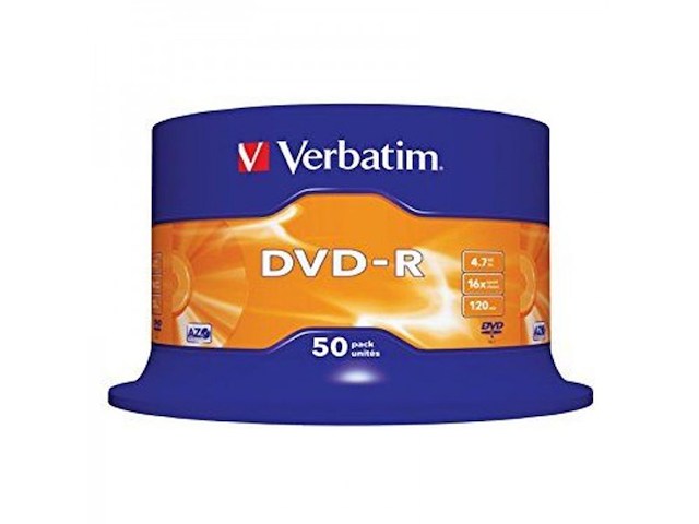 VERBATIM DVD-R 16X 1/50 kom