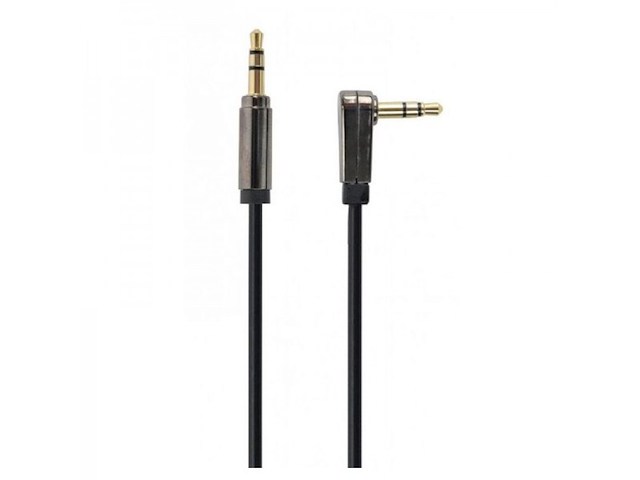 CCAP-444L-6 Gembird 3.5mm stereo plug to 3.5mm stereo plug audio kabl pod uglom pozlaceni kon. 1,8m