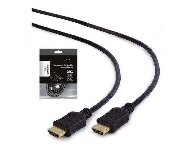 CC-HDMI4L-6 Gembird HDMI  kabl v.2.0 ethernet support 3D/4K TV 1.8m