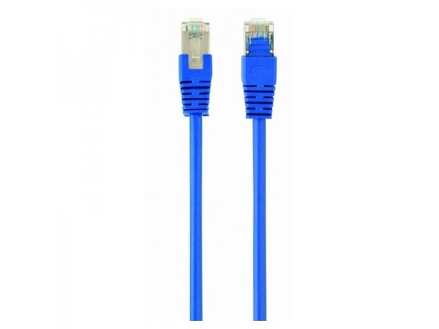 PP22-1M/B Gembird Mrezni kabl FTP Cat5e Patch cord, 1m blue