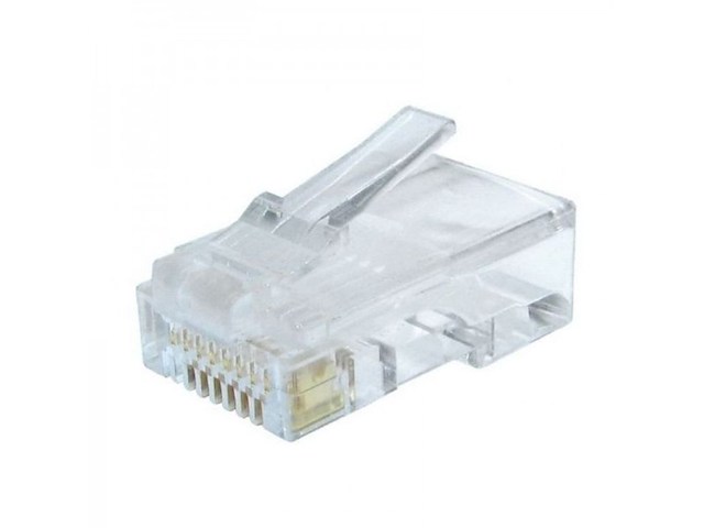 LC-8P8C-002/10 Gembird CAT6 Modular plug 8P8C 30u gold plated RJ45, 10 u pak /CENA PO PAKOVANJU