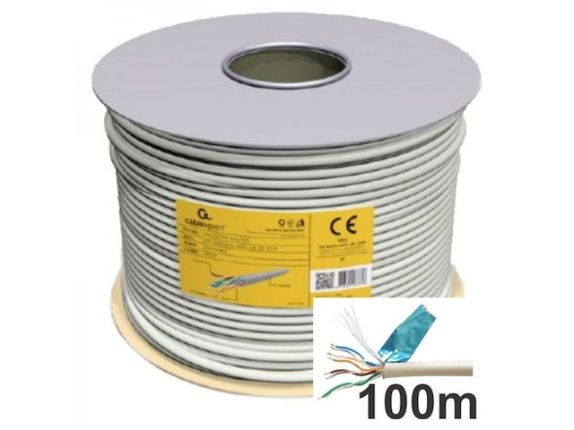 FPC-5004E-L/100 Gembird FTP cat.5E Indoor licnasti CCA kotur 100m