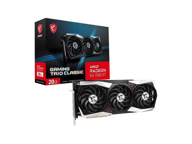 Msi AMD Radeon RX 7900 XT 20GB 320bit RX 7900 XT GAMING TRIO CLASSIC 20G