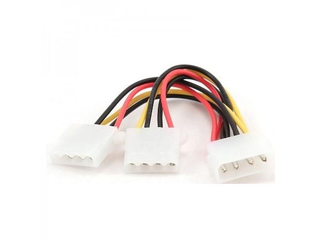 CC-PSU-1 Gembird Internal power MOLEX 4-pin splitter kabl 15cm