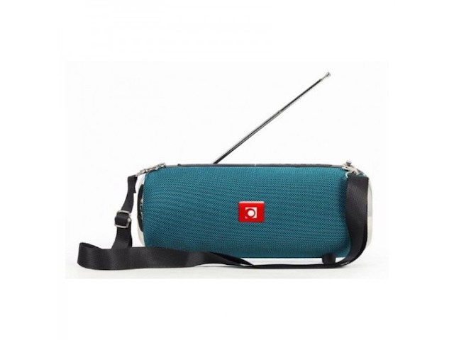 SPK-BT-17-G Gembird Portable Bluetooth speaker +handsfree 2x5W, FM, USB, SD, AUX + antena green