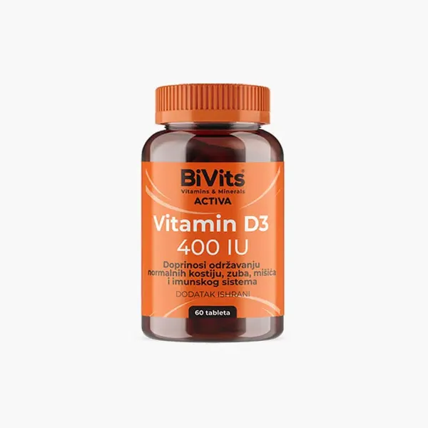 Bivits Activa Vitamin D3 400IU Tablete A60
