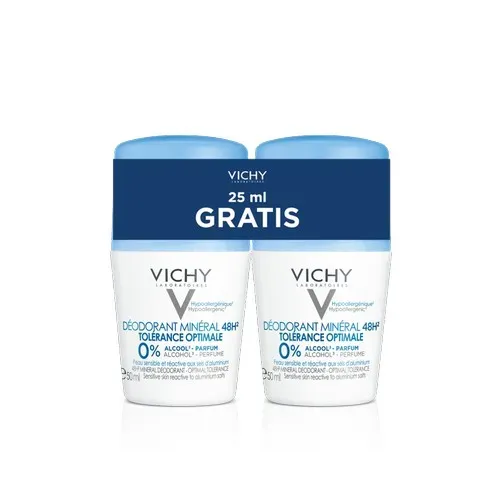 Vichy Mineral 48h Deo roll-on 50ml duopack