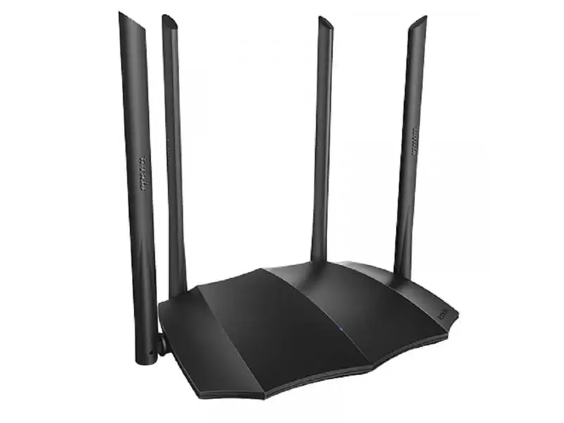 TENDA TENDA AC8 AC1200 WIRELESS DUAL BAND RUTER 2.4+5GHZ, 1W/3L, GBIT, 1GHZ CPU 128MB, 4X6DBI 9V/1A