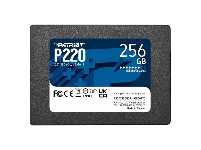 PATRIOT SSD 2.5 SATA3 256GB PATRIOT P220 550MBS/490MBS P220S256G25