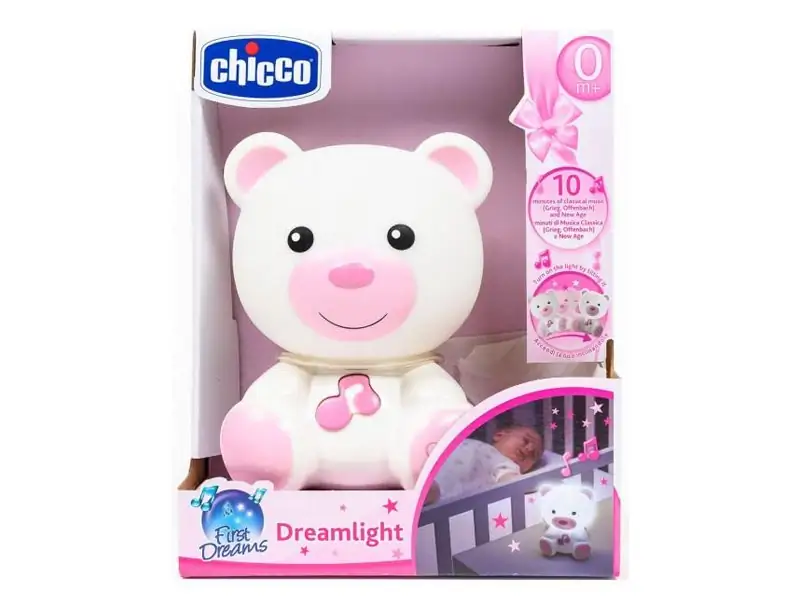 CHICCO NOĆNA LAMPA DREAM LIGHT ROZE
