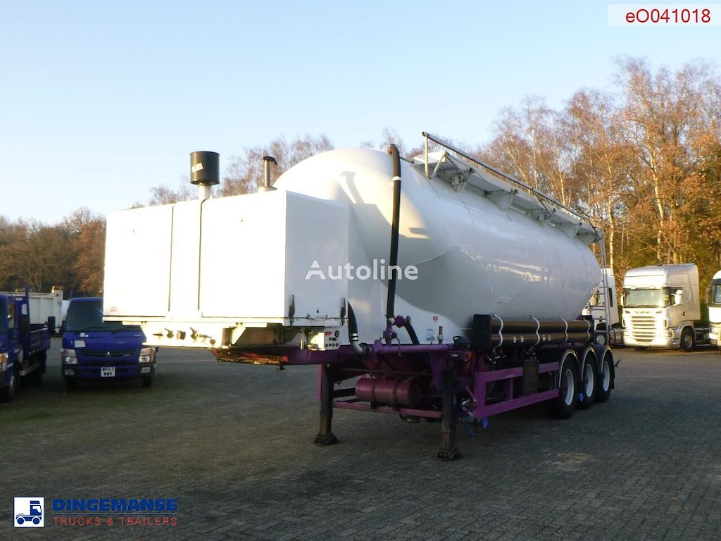 Spitzer Powder tank alu 37 m3 + engine/compressor cisterna silos