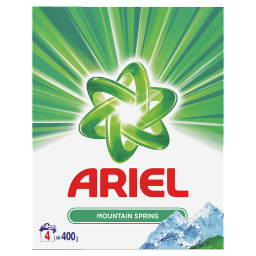 Ariel Prašak za veš Mountain Spring 400gr 4 pranja