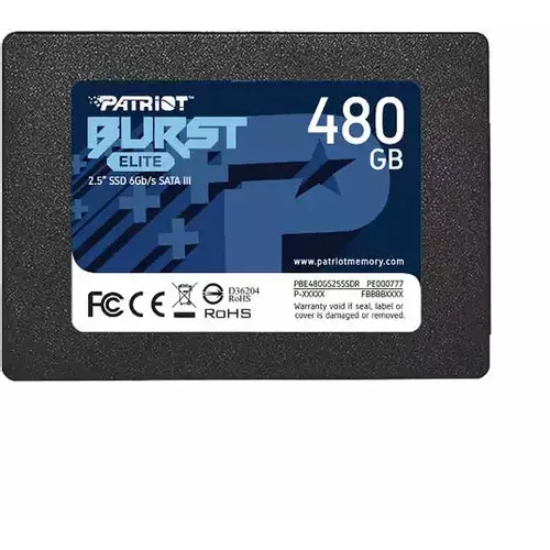 SSD 2.5 SATA3 6Gb/s 480GB Patriot Burst Elite 450MBs/320MBs PBE480GS25SSDR