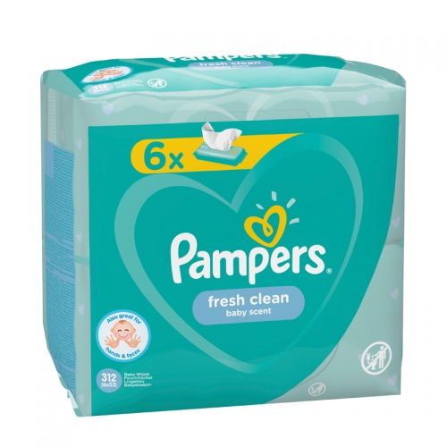 Pampers vlažne maramice FRESH 6X52 kom