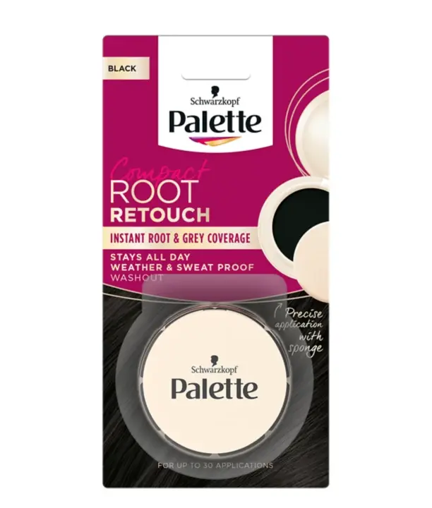 Palette Root Retouch Crna boja – Prekrivanje sedih izrastka