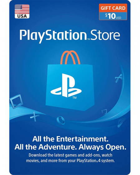 Playstation Wallet PSN Gift Card $10 USA - dolari