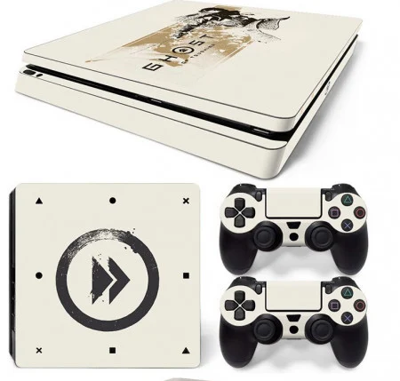 PS4 Slim Protective Skin Sticker - Ghost of Tsushima