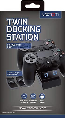 Venom Twin Docking Station PS4 black