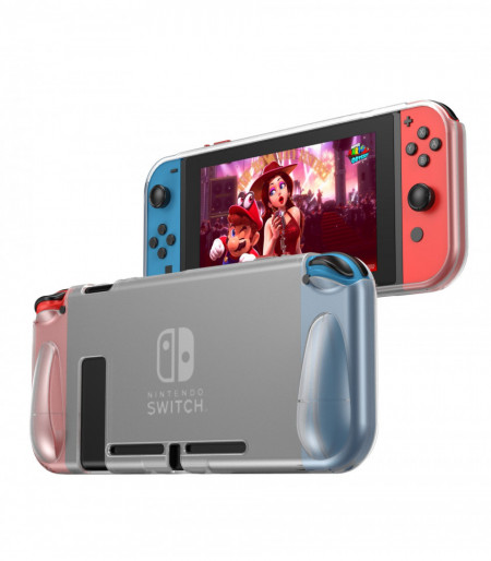 Nintendo Switch V2 Protective Silicone Case - clear/white - Silikonska zaštita