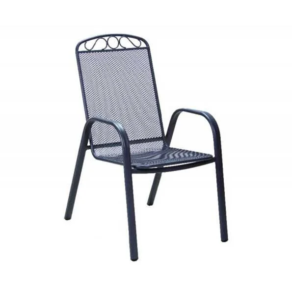 Metalna stolica – siva Melfi