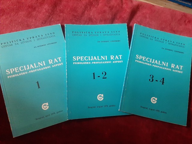 335 Specijalni rat-psihološko-propagandni aspekt 1-4