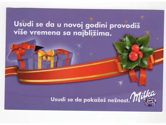 Razglednica čestitka Milka