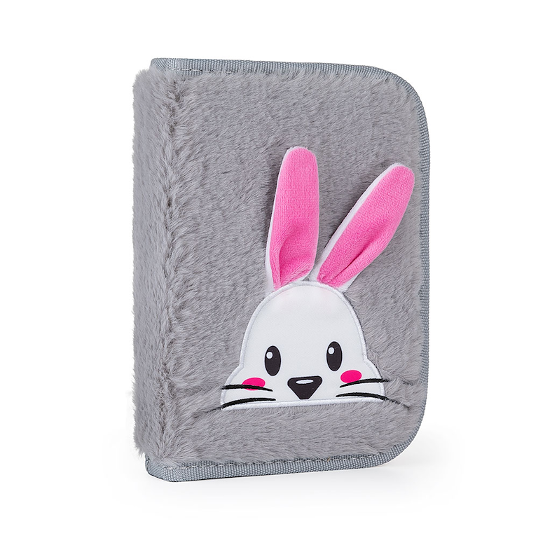 Prazna pliš pernica 1 zip BUNNY