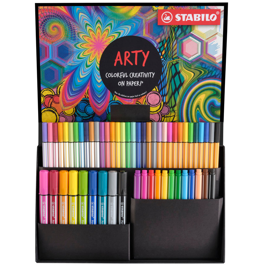 Kreativni set STABILO point 88 + Pen 68 +Pen 68 brush + Pen 68 Max + pointMax