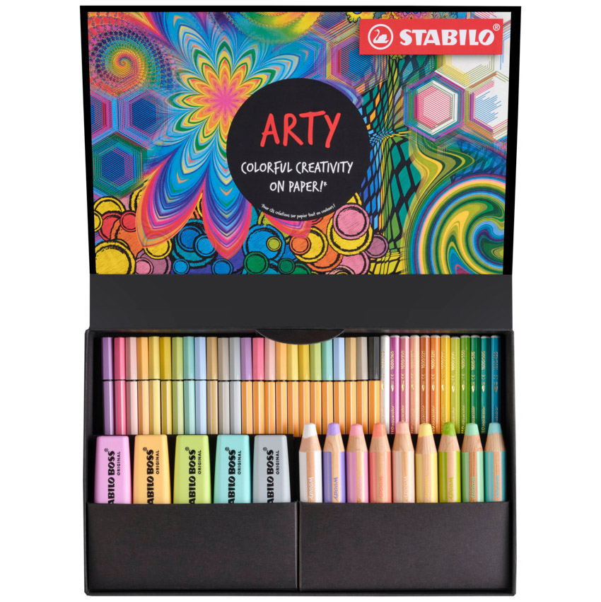 Kreativni set STABILO woody + aquacolor+ point 88+ Pen 68