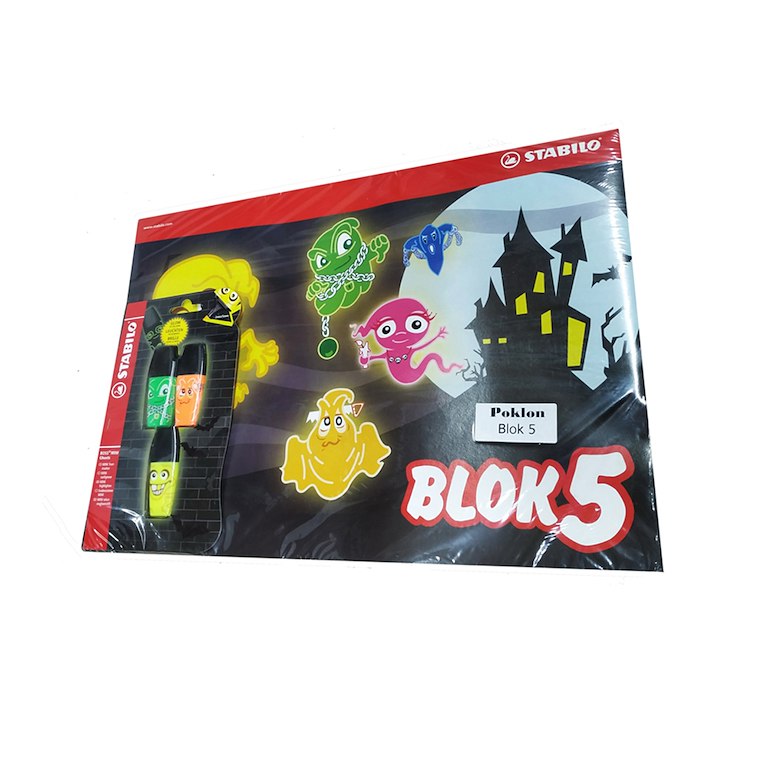 Blok 5 + STABILO MINI signiri 1/3