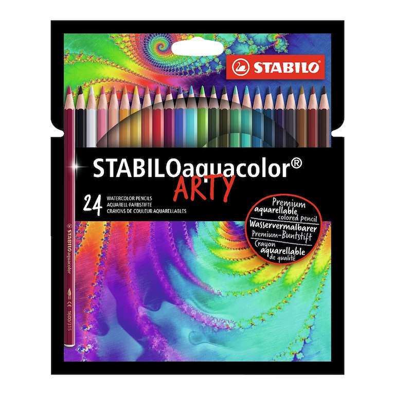 Akvarel bojice STABILOaquacolor Arty set 1/24