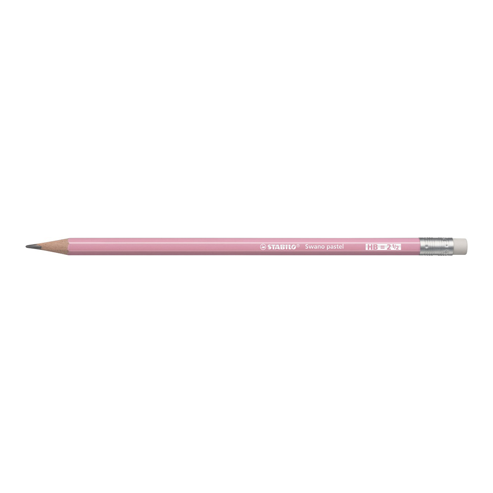 Grafitna olovka sa gumicom STABILO Swano pastel HB pink