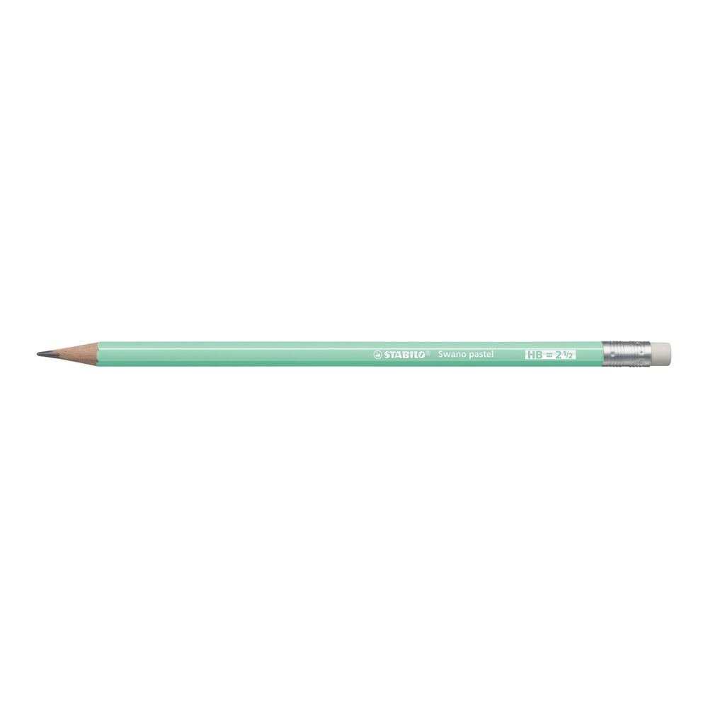 Grafitna olovka sa gumicom STABILO Swano pastel HB zelena