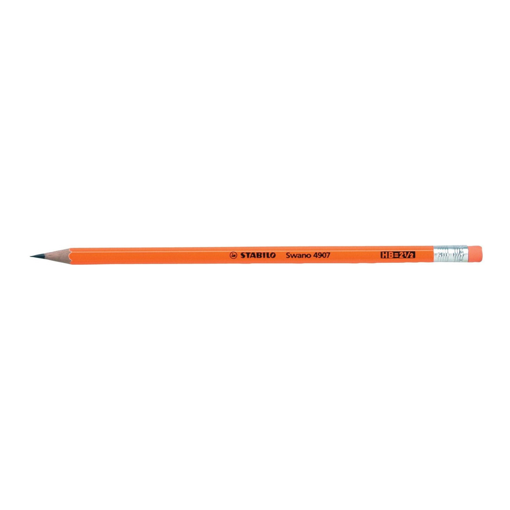 Grafitna olovka sa gumicom STABILO Swano neon oranž